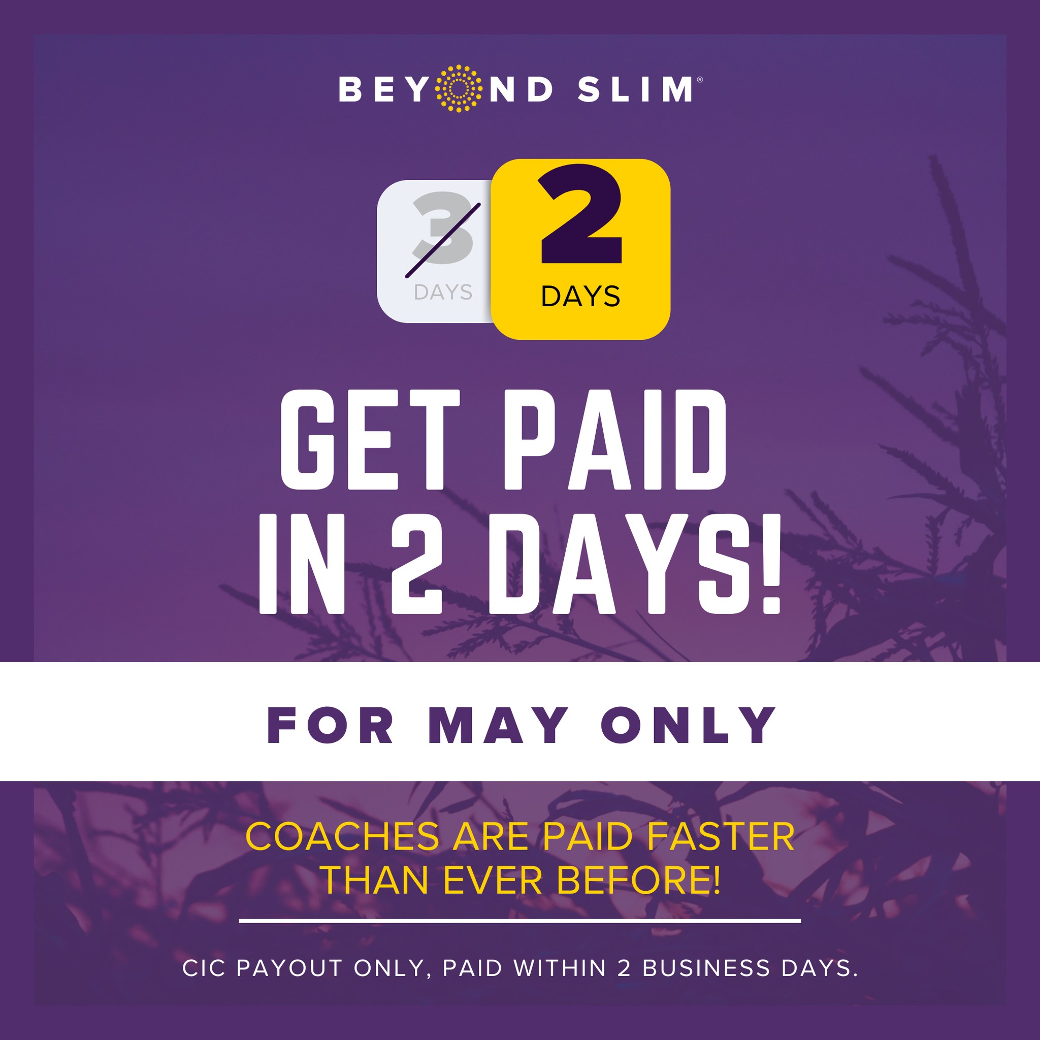 Beyond Slim Get Paid In 2 Days This May! Coaches' Corner