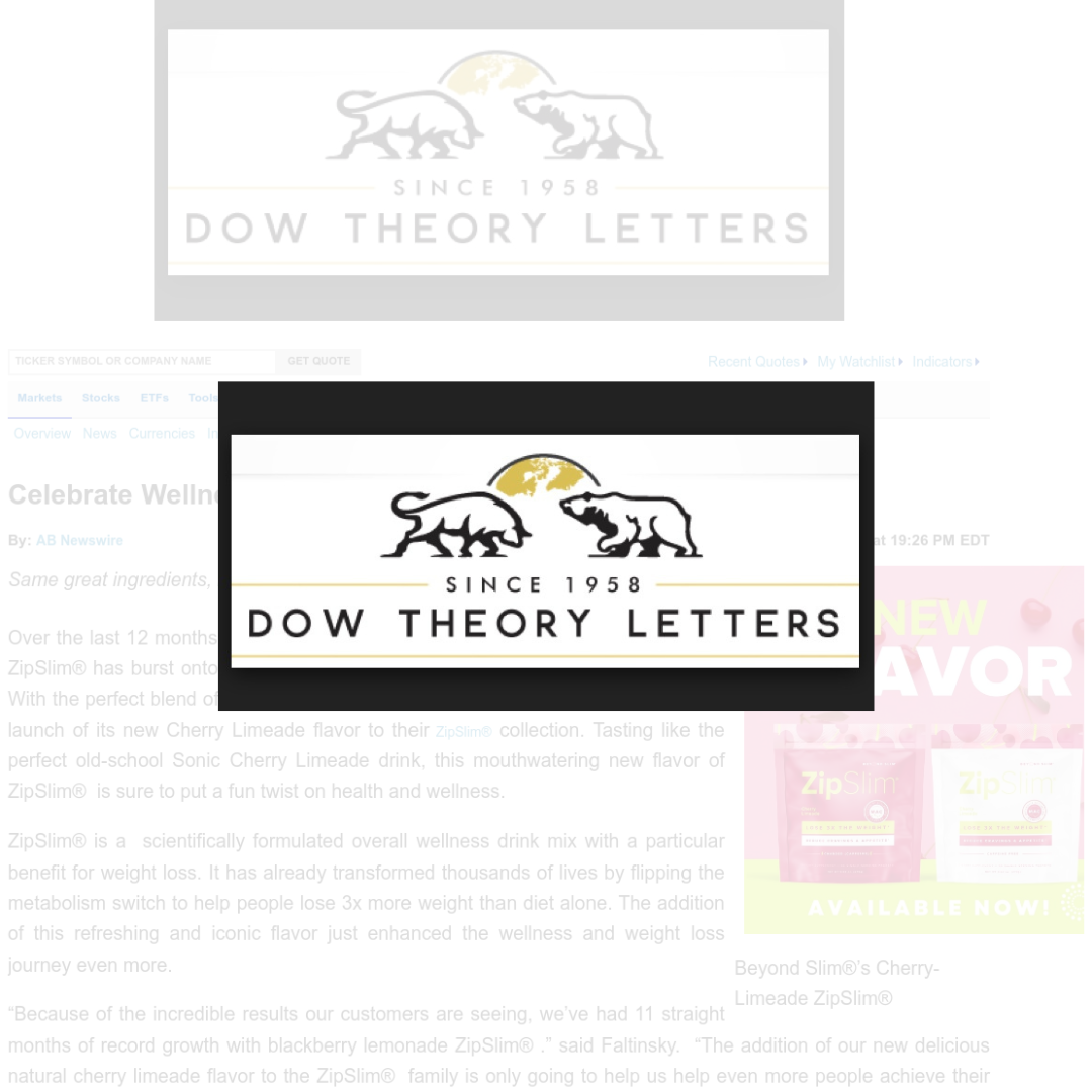 Cherry Limeade ZipSlim® Featured in Dow Theory Letters: A Refreshing ...