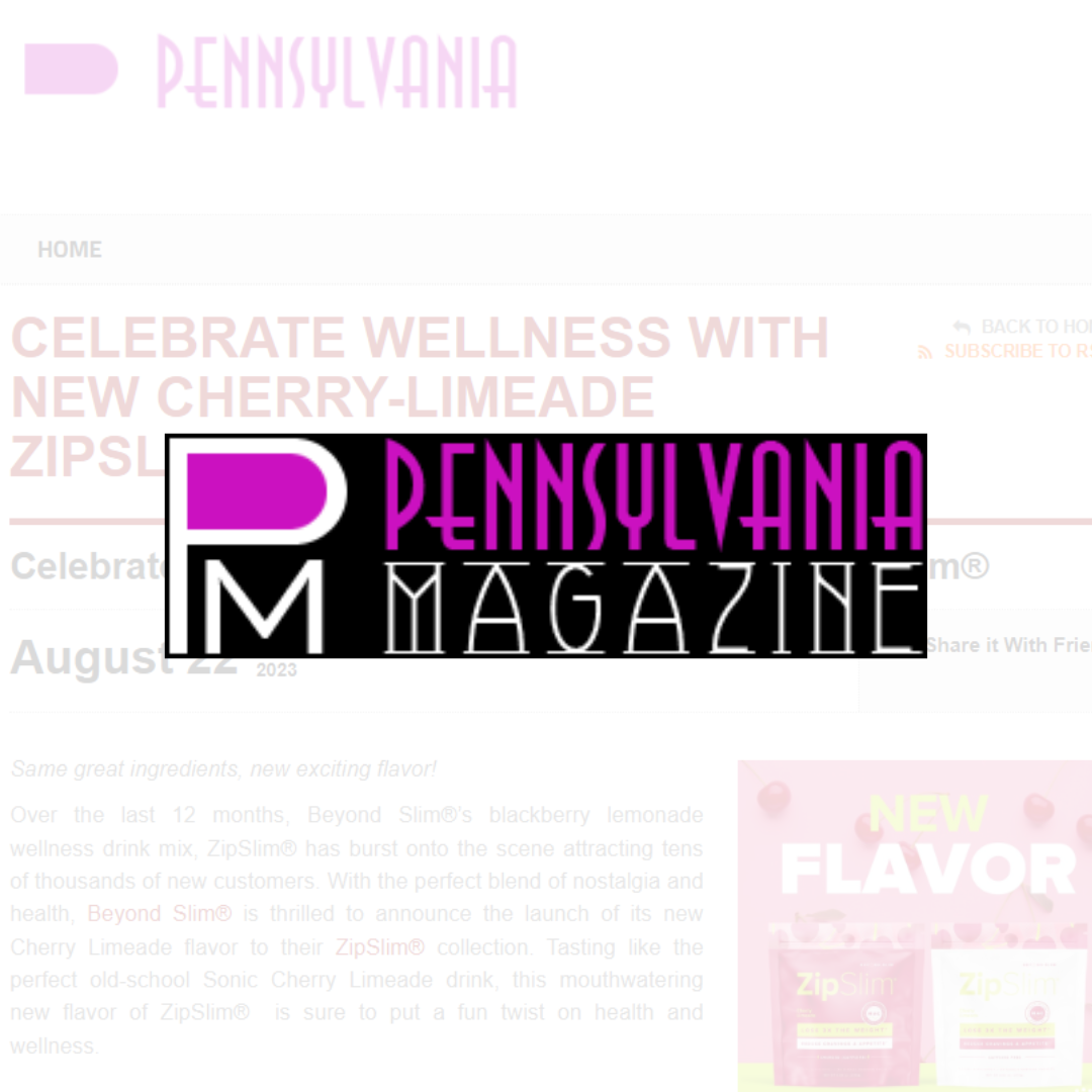 ZipBOOM™ Featured in Pennsylvania Magazine: Beyond Slim® Introduces a ...