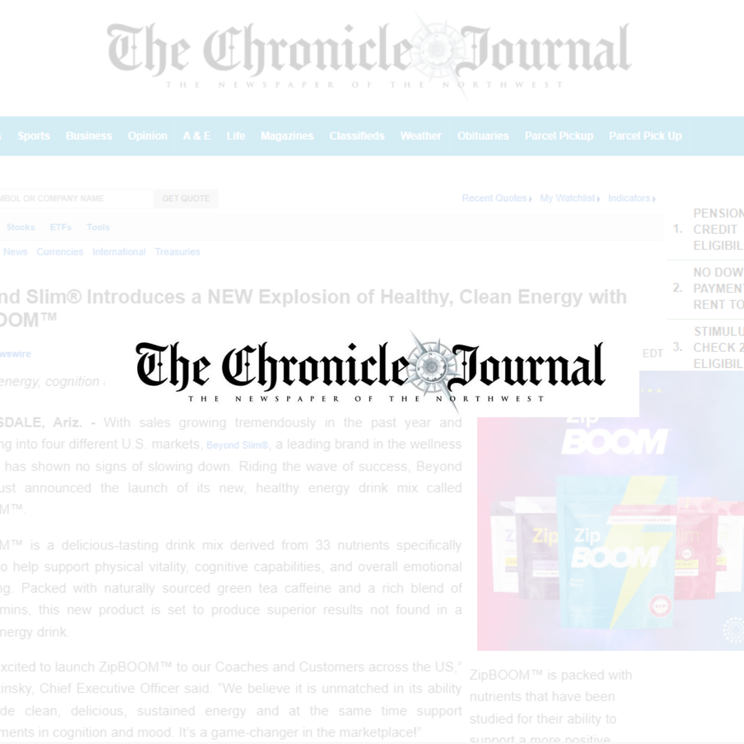 ZipBOOM™ Featured in The Chronicle Journal: Beyond Slim® Introduces a ...