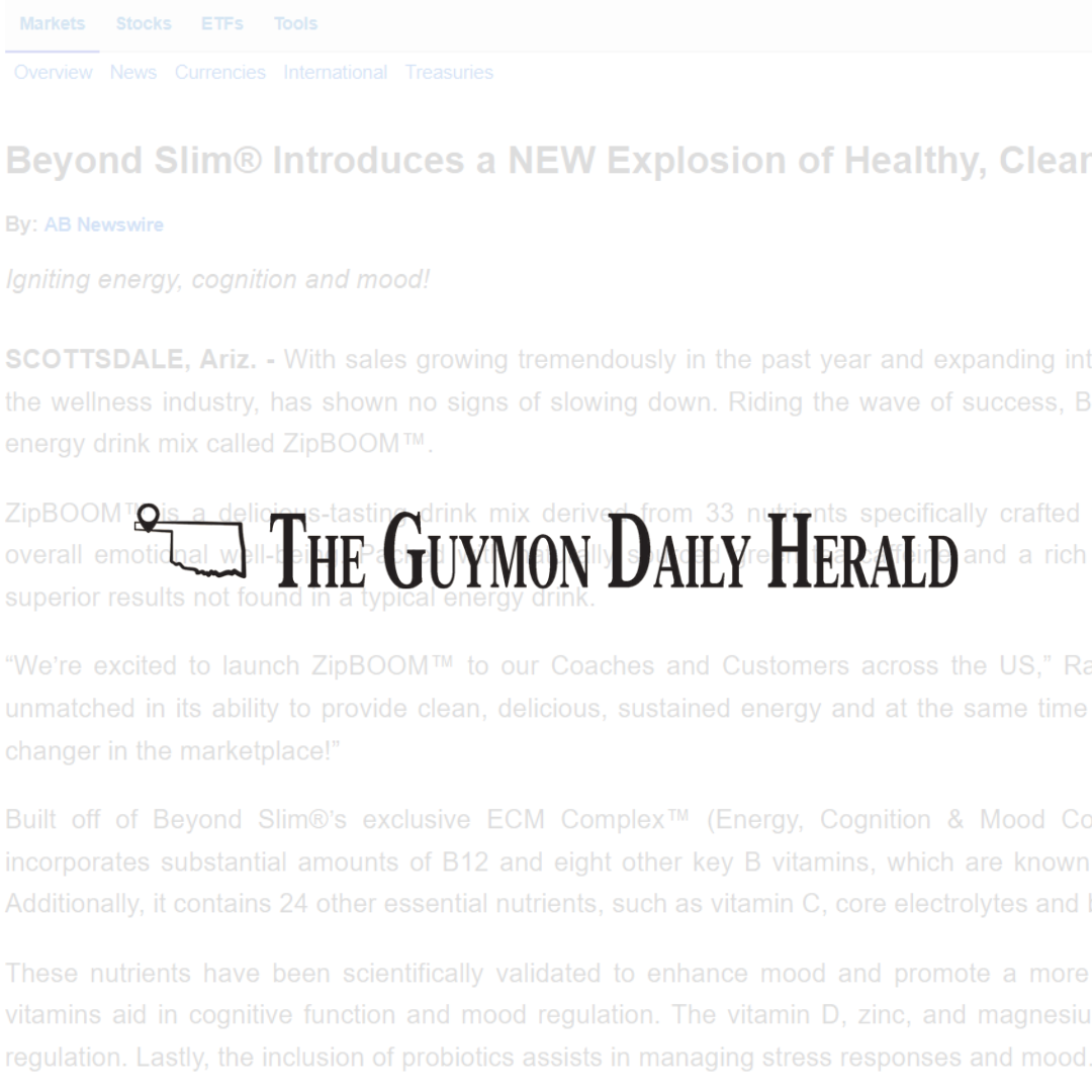 ZipBOOM™ Featured in The Guymon Daily Herald: Beyond Slim® Introduces a ...